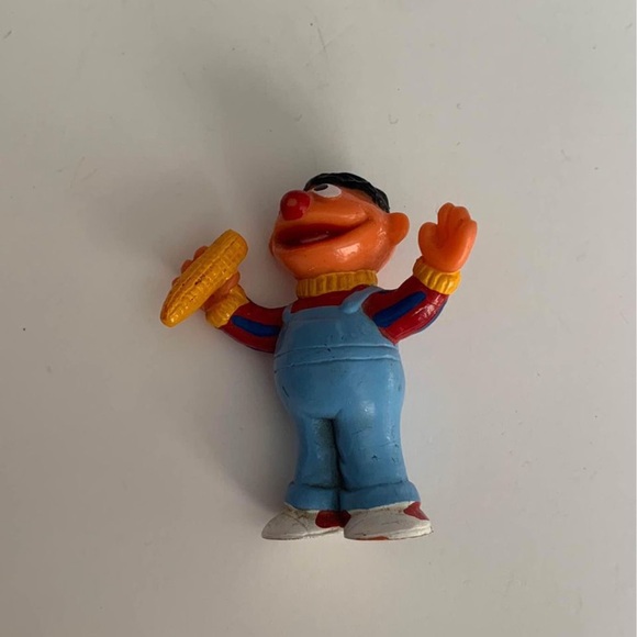 Sesame Street | Toys | Vintage Sesame Street Ernie With Corn Figure Pvc ...